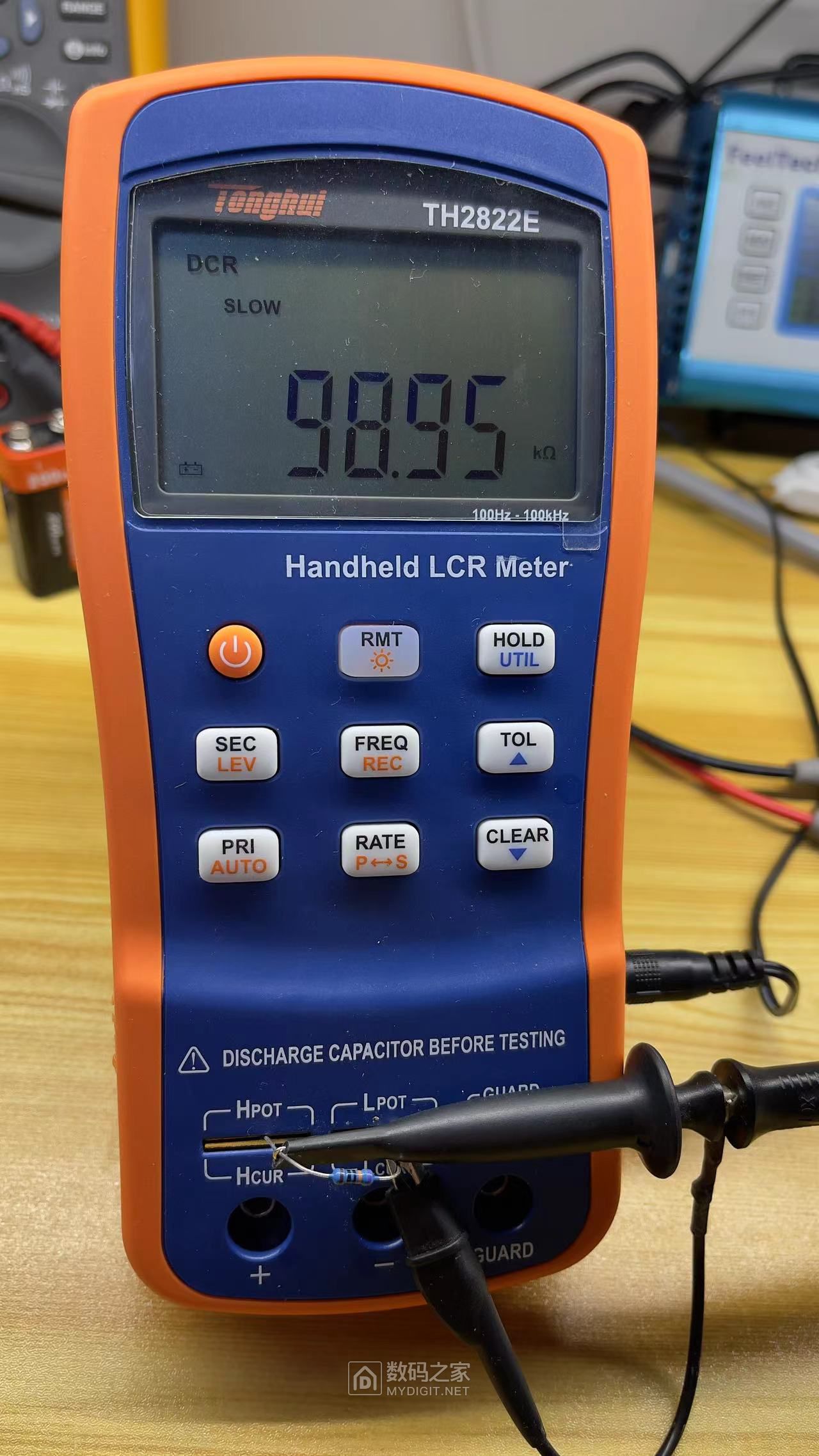 同惠TH2822E电桥DCR测试为方波，大感性原件DCR测量必须在设置中修改延迟 - 创意DIY 数码之家