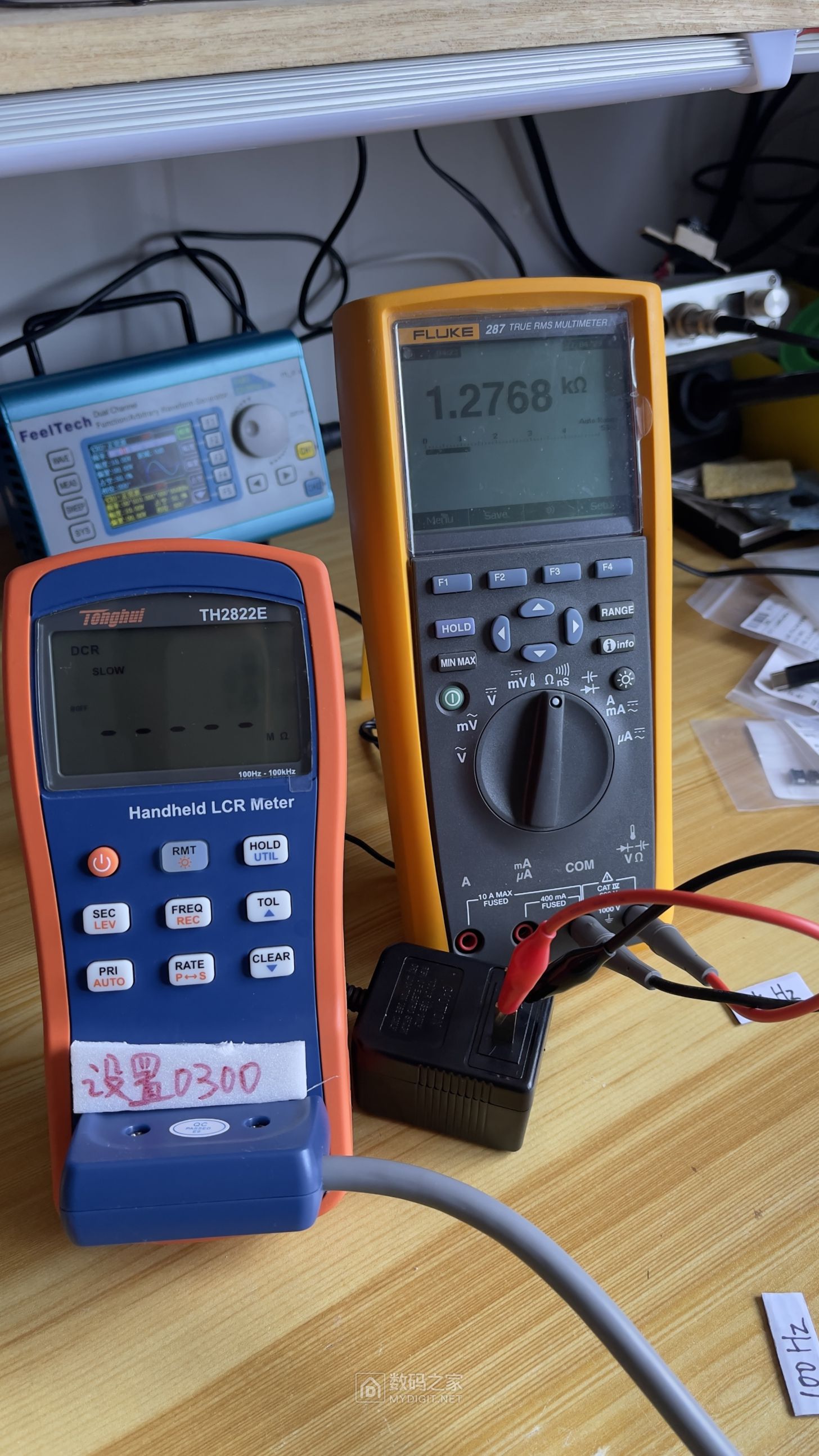 同惠TH2822E电桥DCR测试为方波，大感性原件DCR测量必须在设置中修改延迟 - 创意DIY 数码之家