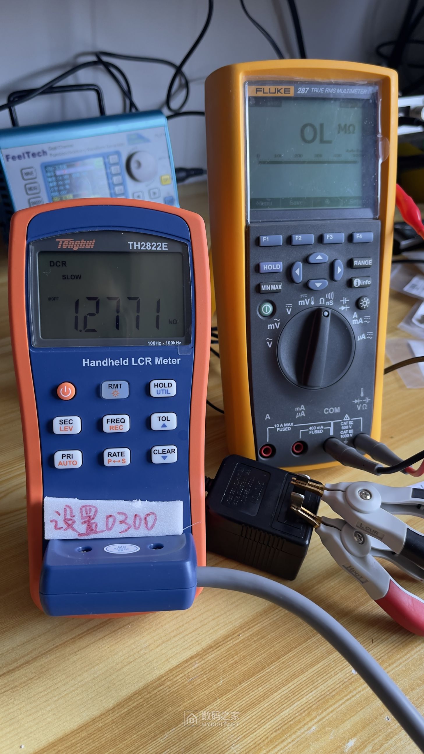 同惠TH2822E电桥DCR测试为方波，大感性原件DCR测量必须在设置中修改延迟 - 创意DIY 数码之家