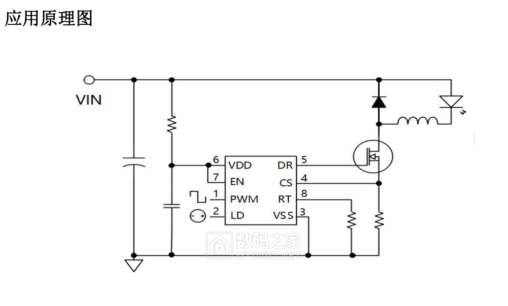 AP54083 PWM 降压恒流芯片 LED灯驱动方案 过认证 带NTC - 电源/充电器 数码之家