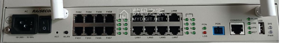 RAISECOM多业务智能网关怎么进后台管理页面？ - WiFi/路由器 数码之家