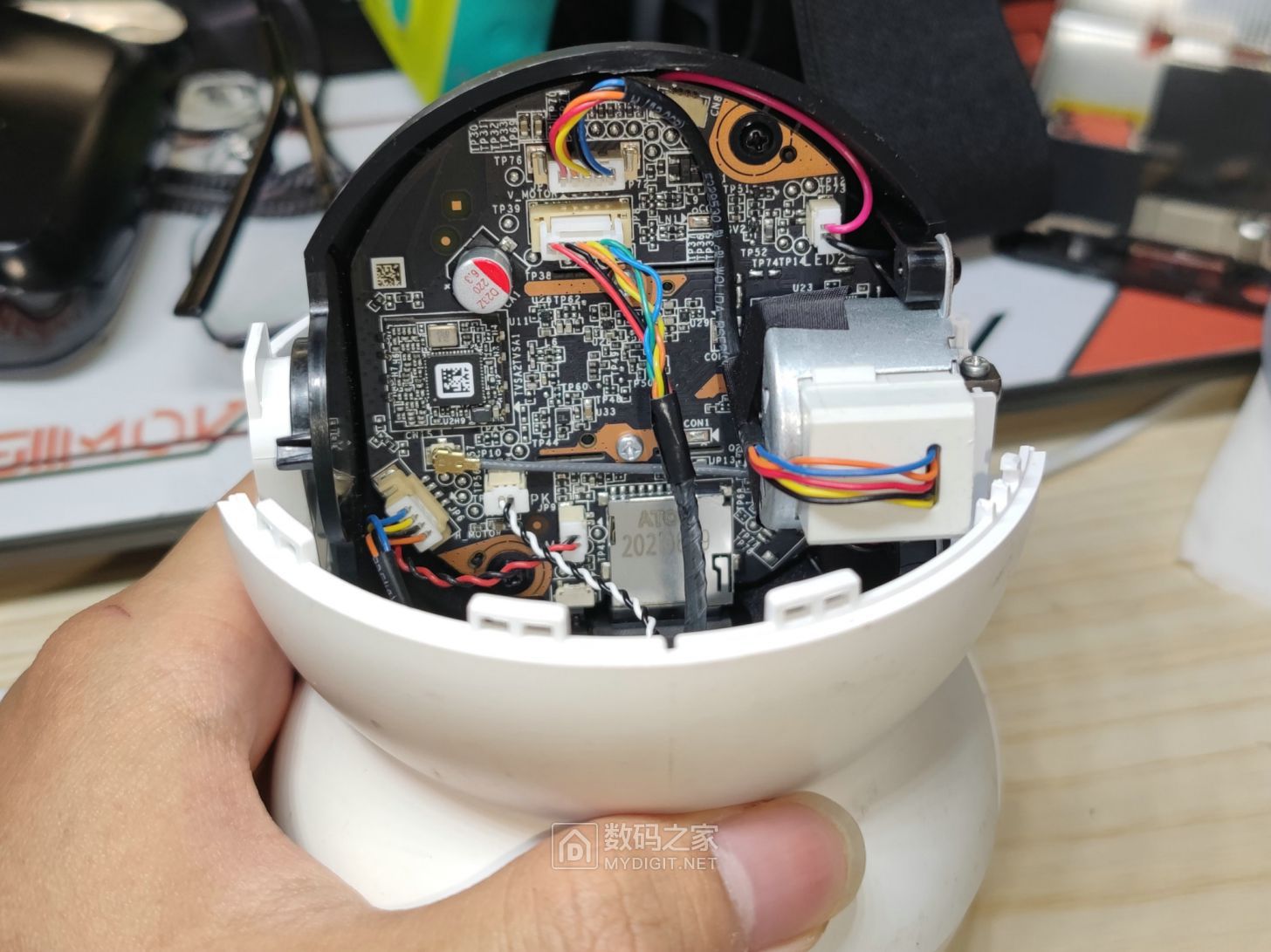 萤石CS-TY4-4WCN四百万监控拆解 - 拆机乐园 数码之家