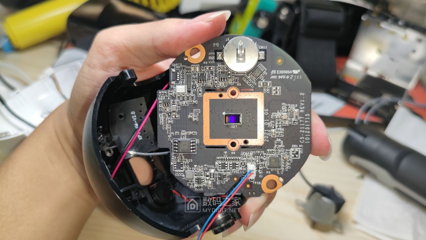 萤石CS-TY4-4WCN四百万监控拆解 - 拆机乐园 数码之家