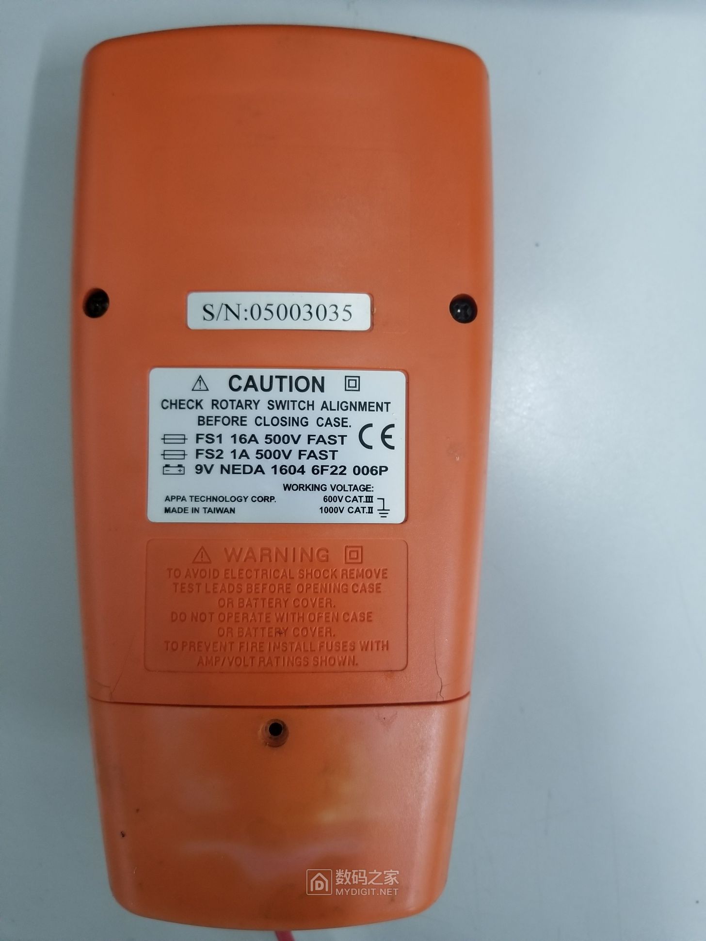 拆解一款台湾产万用表APPA 99II， 感觉做工不比福禄克差 - 拆机乐园 数码之家