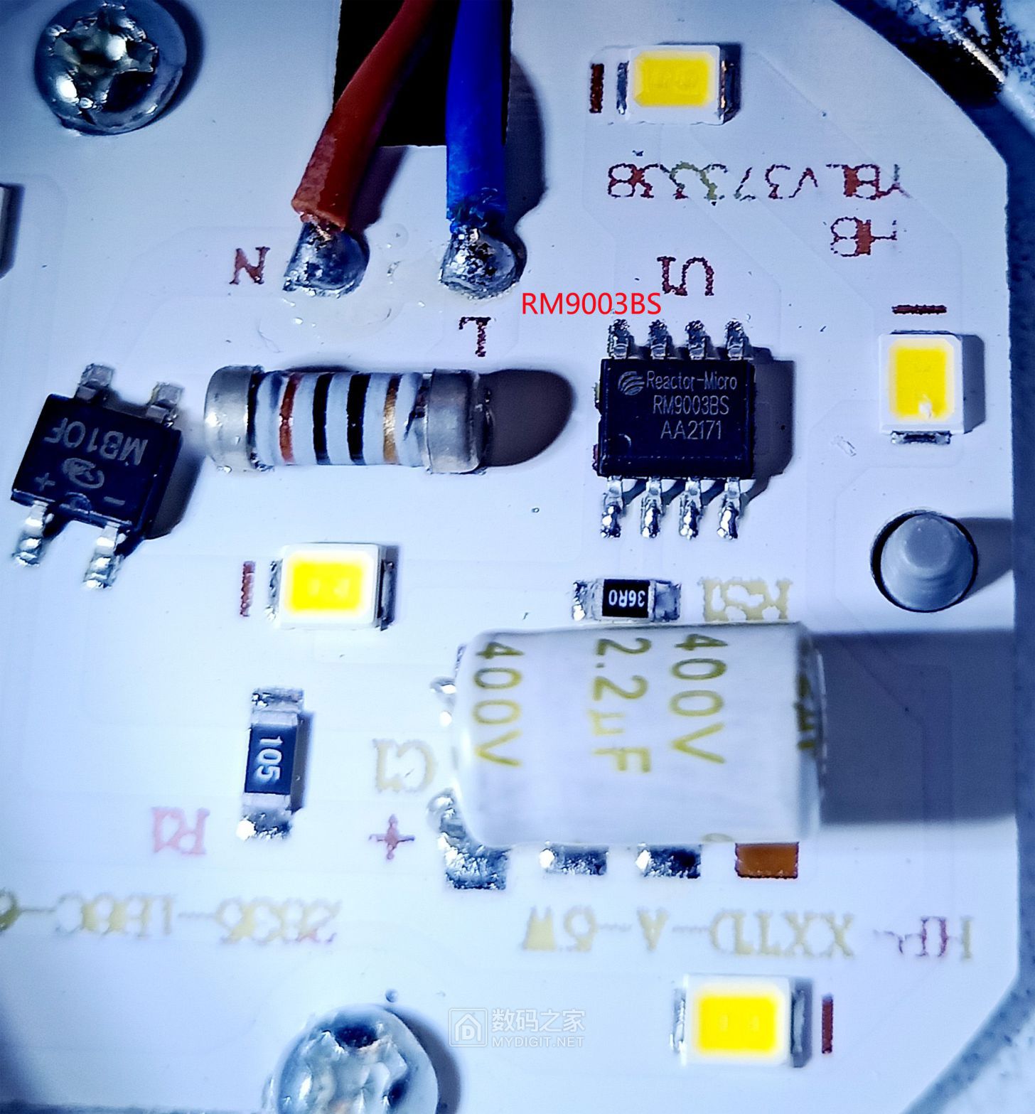 拆测两个小功率非隔离LED筒灯并简单了解BUCK电路 - 手电筒/照明 数码之家