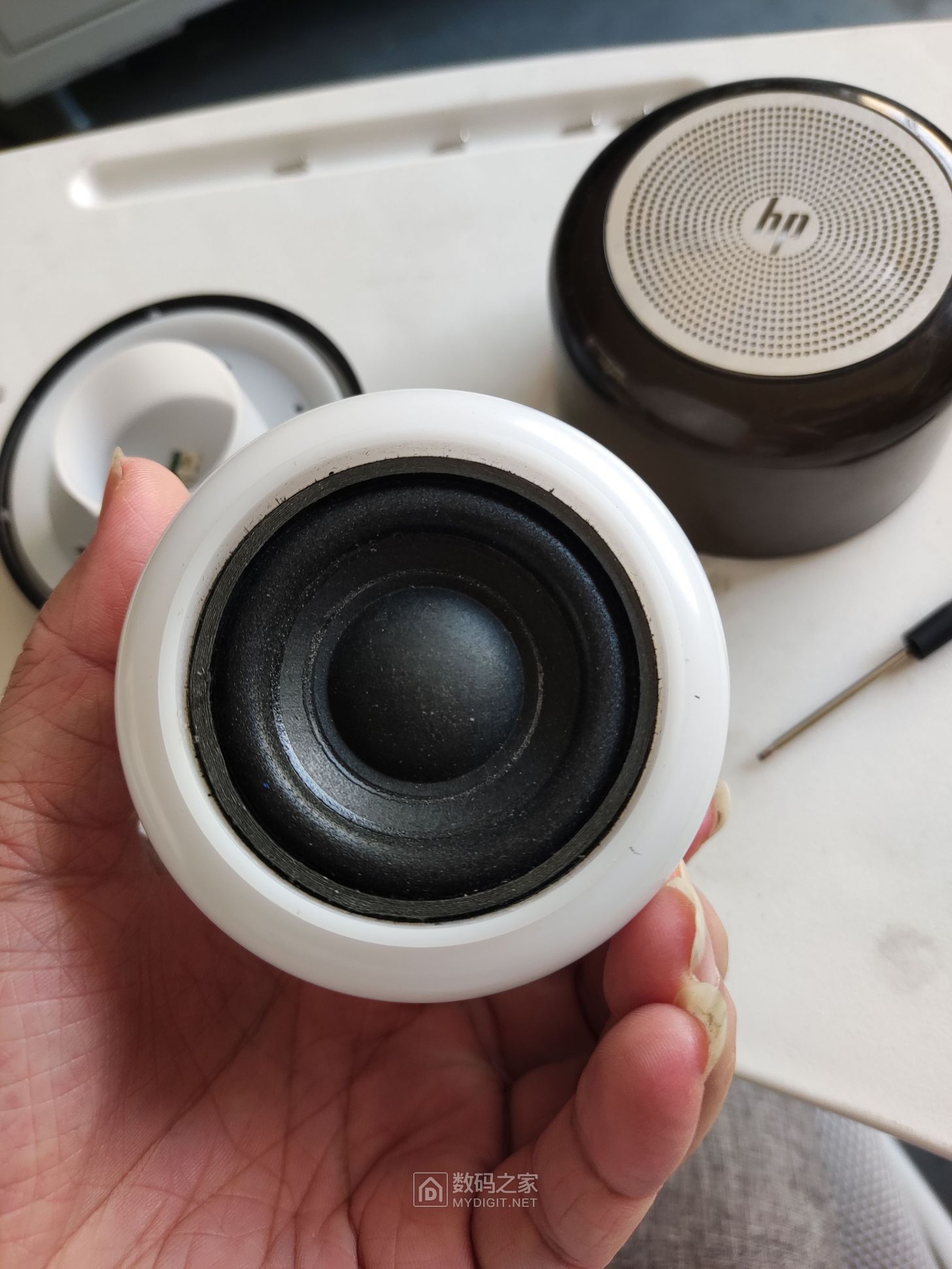 山上的BTS02惠普蓝牙音箱 - 拆机乐园 数码之家