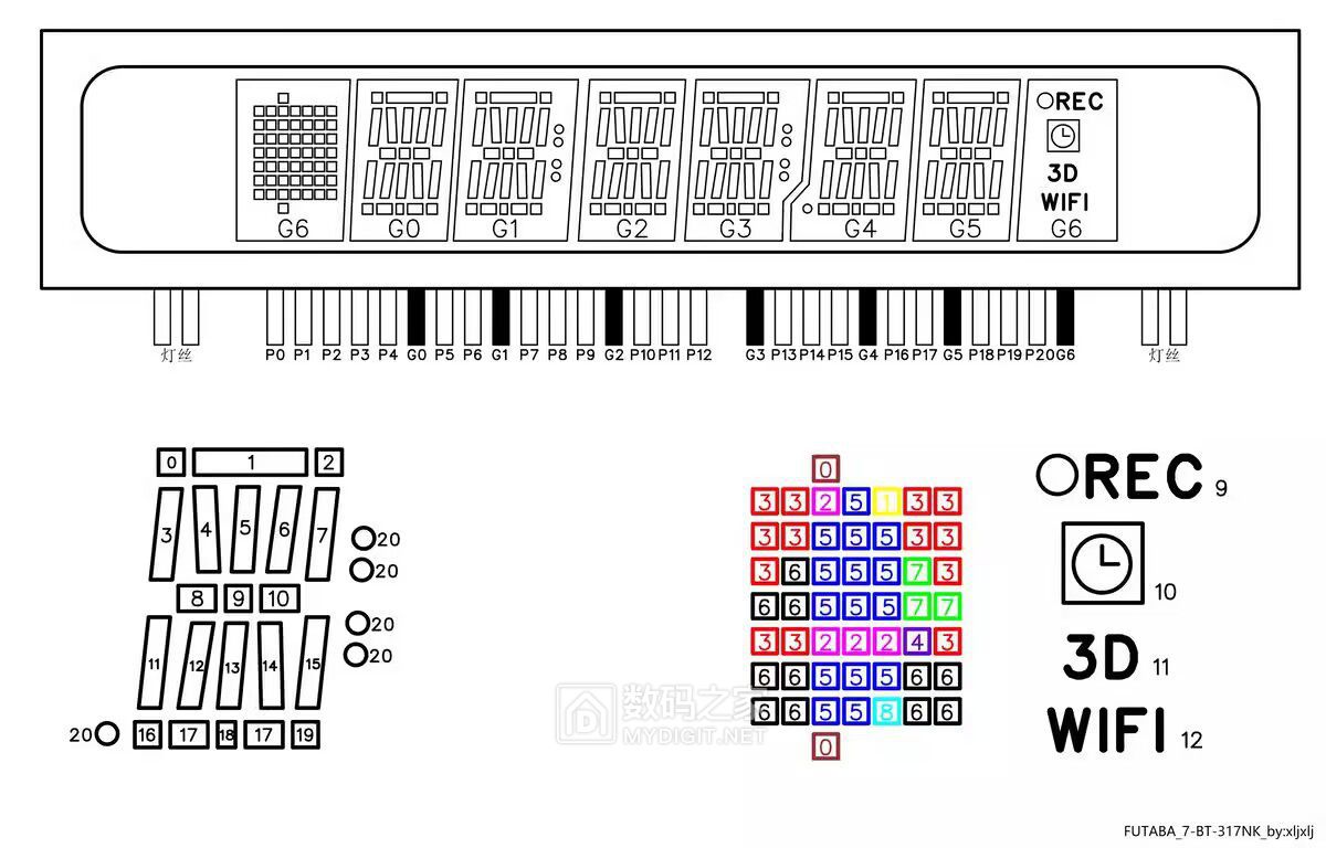 画了个VFD驱动板，基于PT6315 - 创意DIY 数码之家