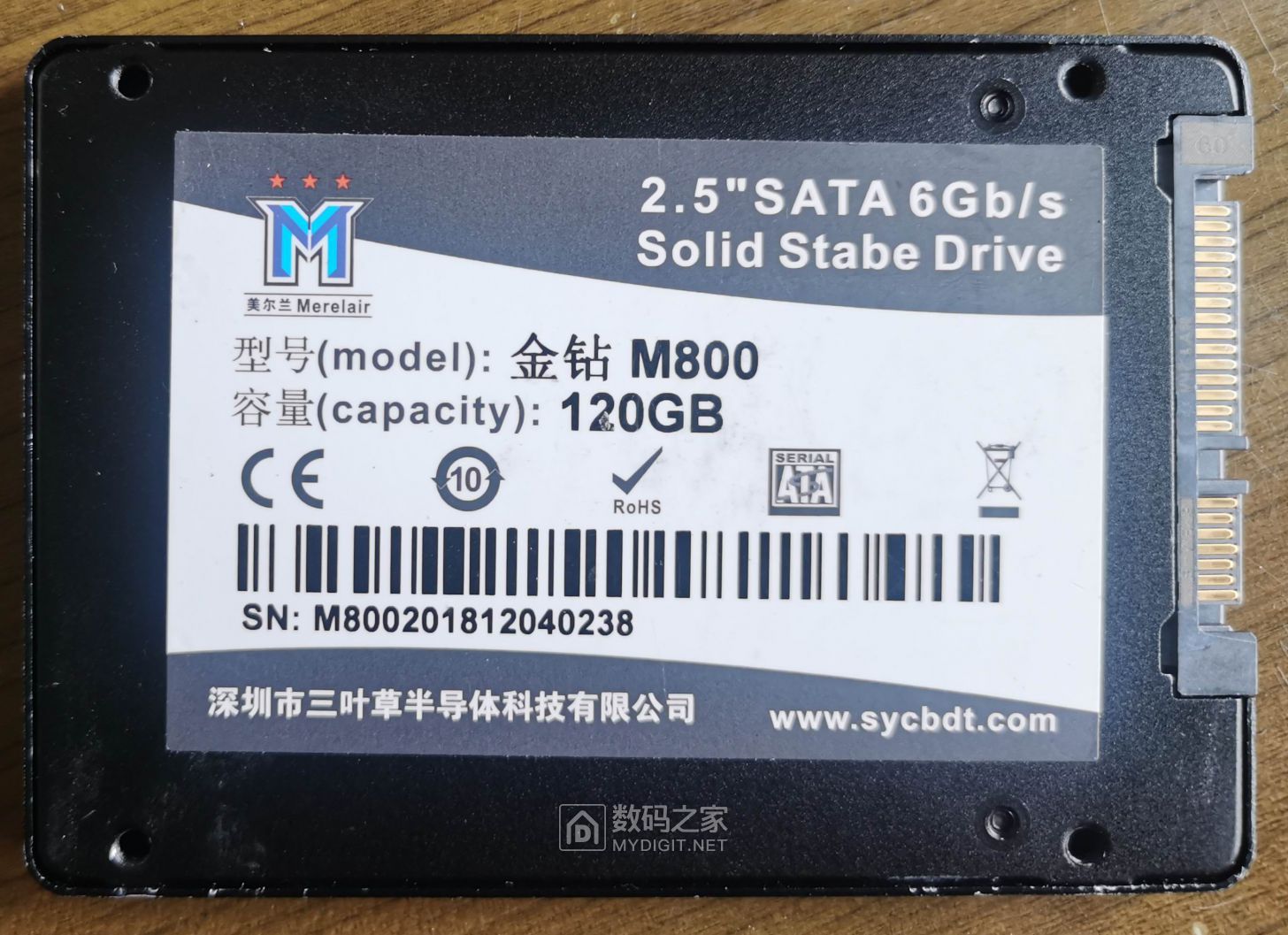 美尔兰 金钻M800 拆解及开卡 (SMI2258XT + Micron,384Gbit,MT29F384G08EBCBB ) - SSD存储 ...