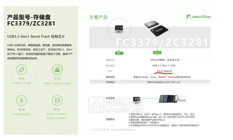 FC3379官方海报下来了，看来不是LDPC纠错，打脸了 - U盘存储技术 数码之家