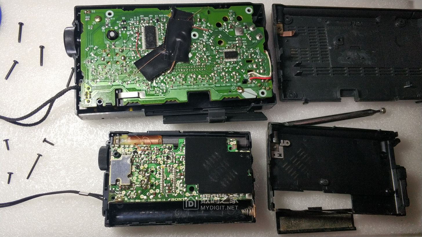 拆两个索尼收音机：SONY ICF-SW10、ICF-SW20 - 拆机乐园 数码之家