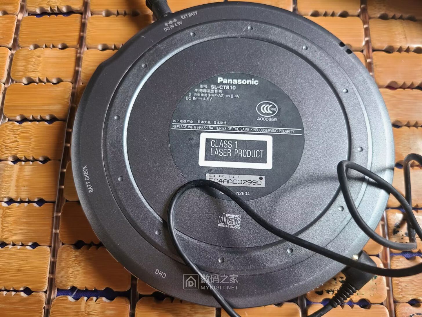 松下旗舰CD随身听SL-CT810拆解打理 - 拆机乐园 数码之家