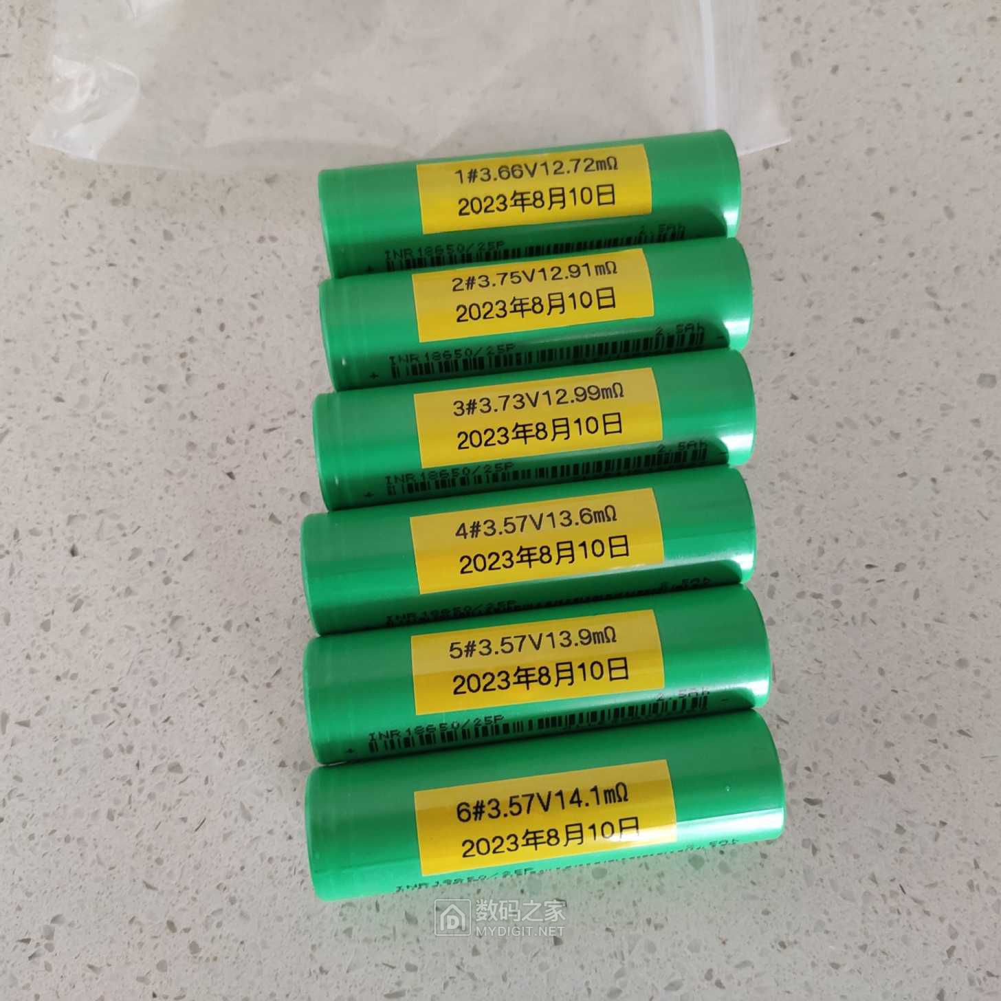 拼夕夕亿纬INR18650/25P踩坑简单测试 - 电源/充电器 数码之家