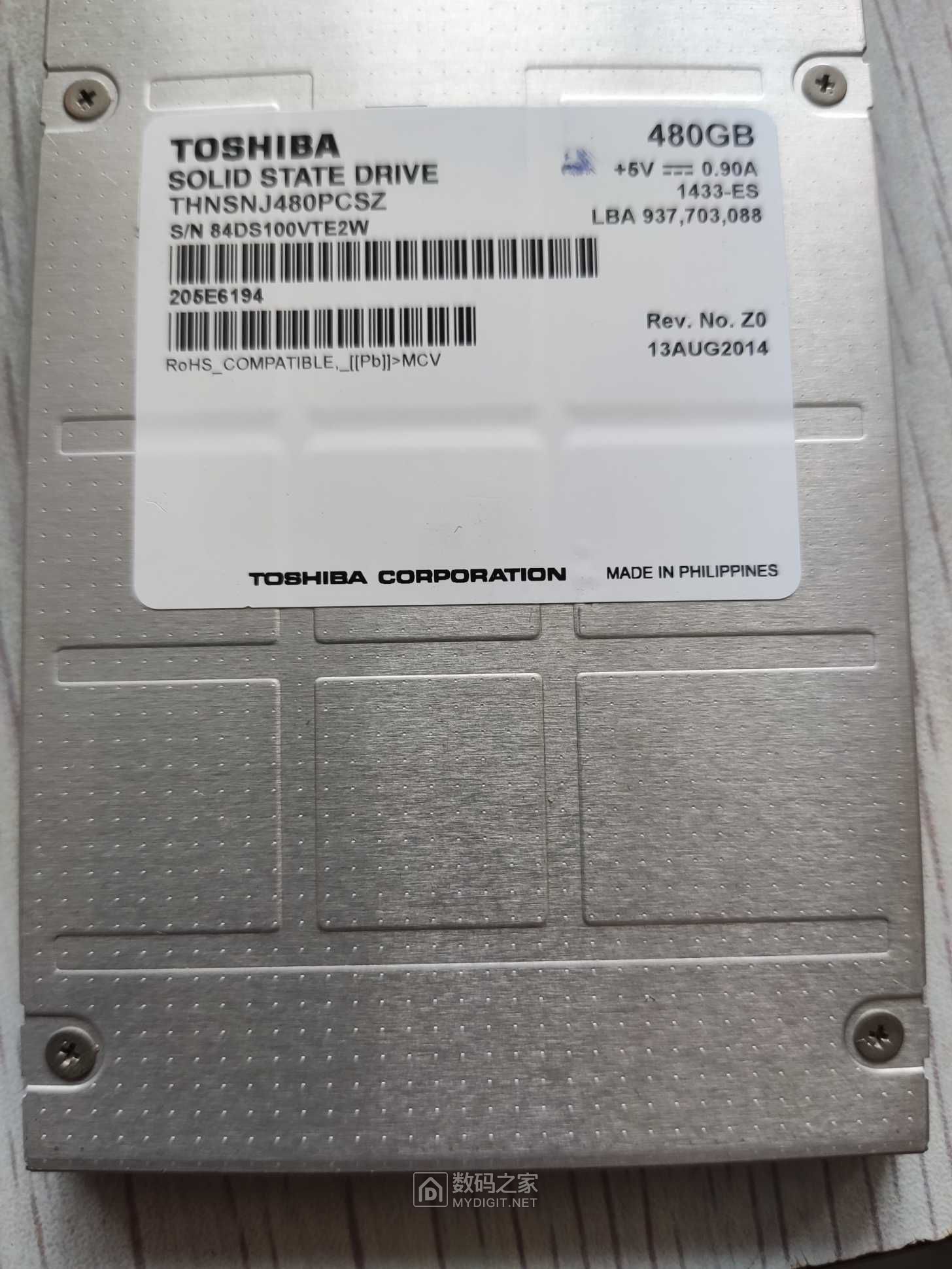 买了洋垃圾东芝MLC SSD - SSD存储技术 数码之家