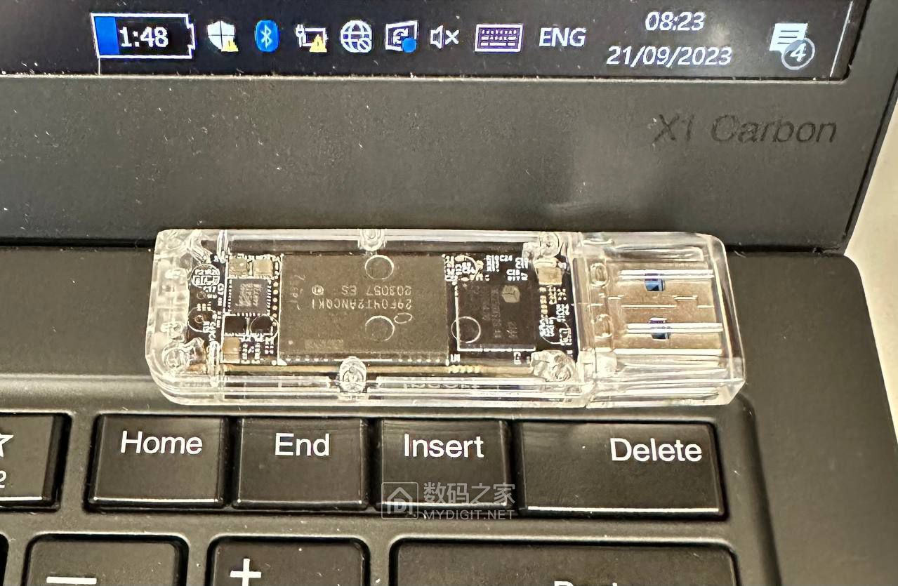 記錄：1TB Intel N38A QLC + SM2259XT2 + VL716 寫保護U盤 - U盘存储技术 数码之家