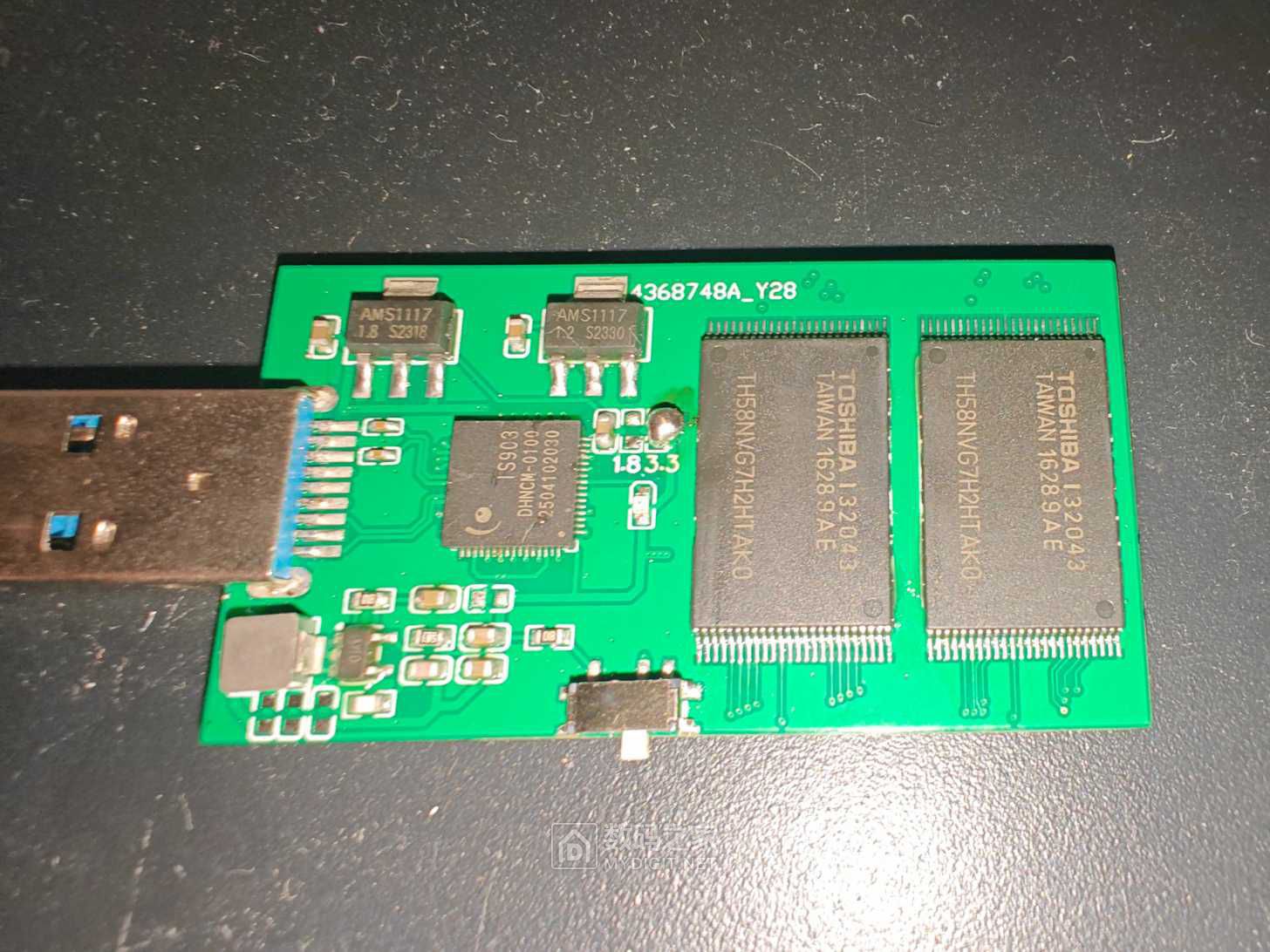 IS903 4贴tsop的7H2H翻车求救，scan INI-DFT fail,block status not match - U盘存储技术 数码之家