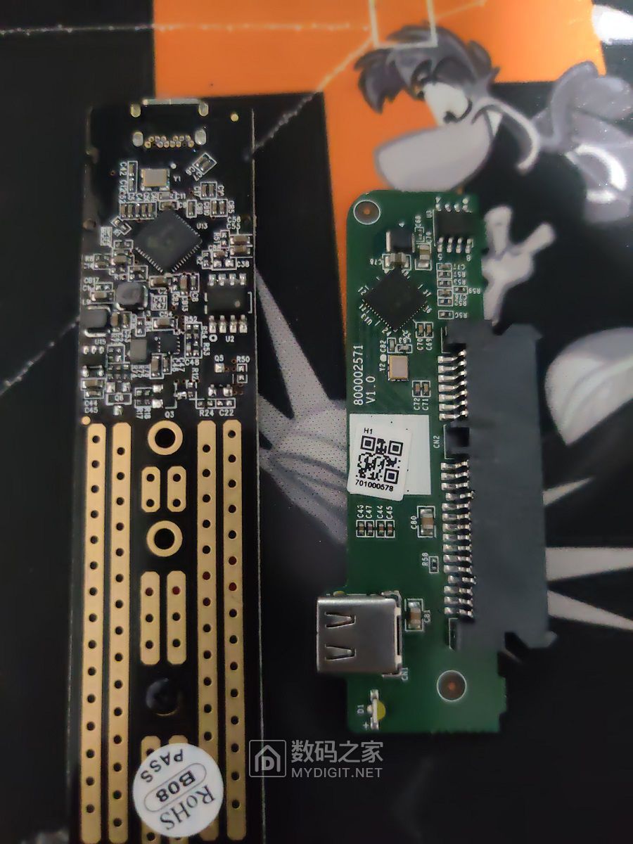 JMS576 和 JMS580 成功互换记录 - SSD存储技术 数码之家