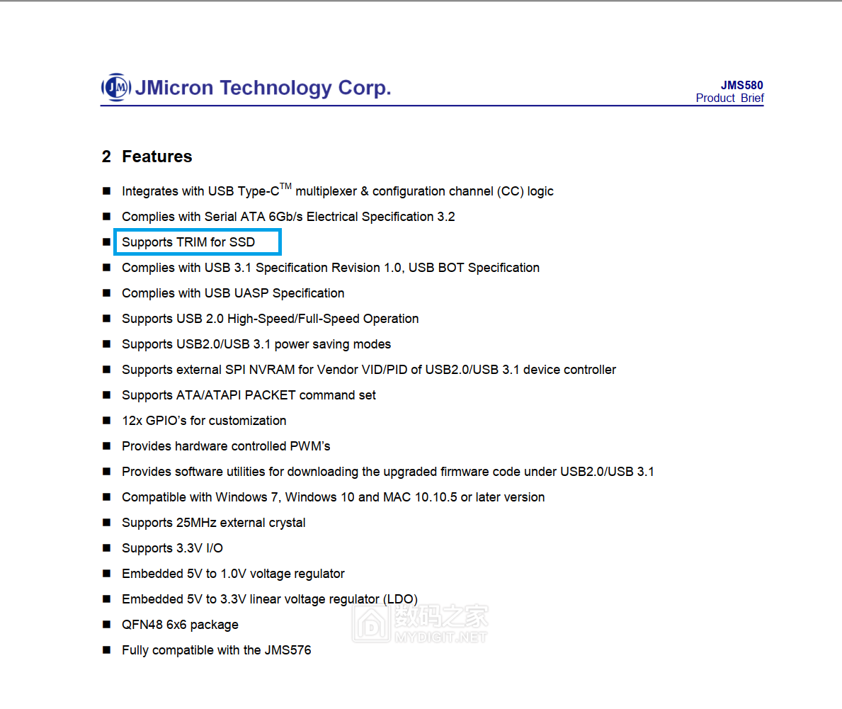 JMS576 和 JMS580 成功互换记录 - SSD存储技术 数码之家