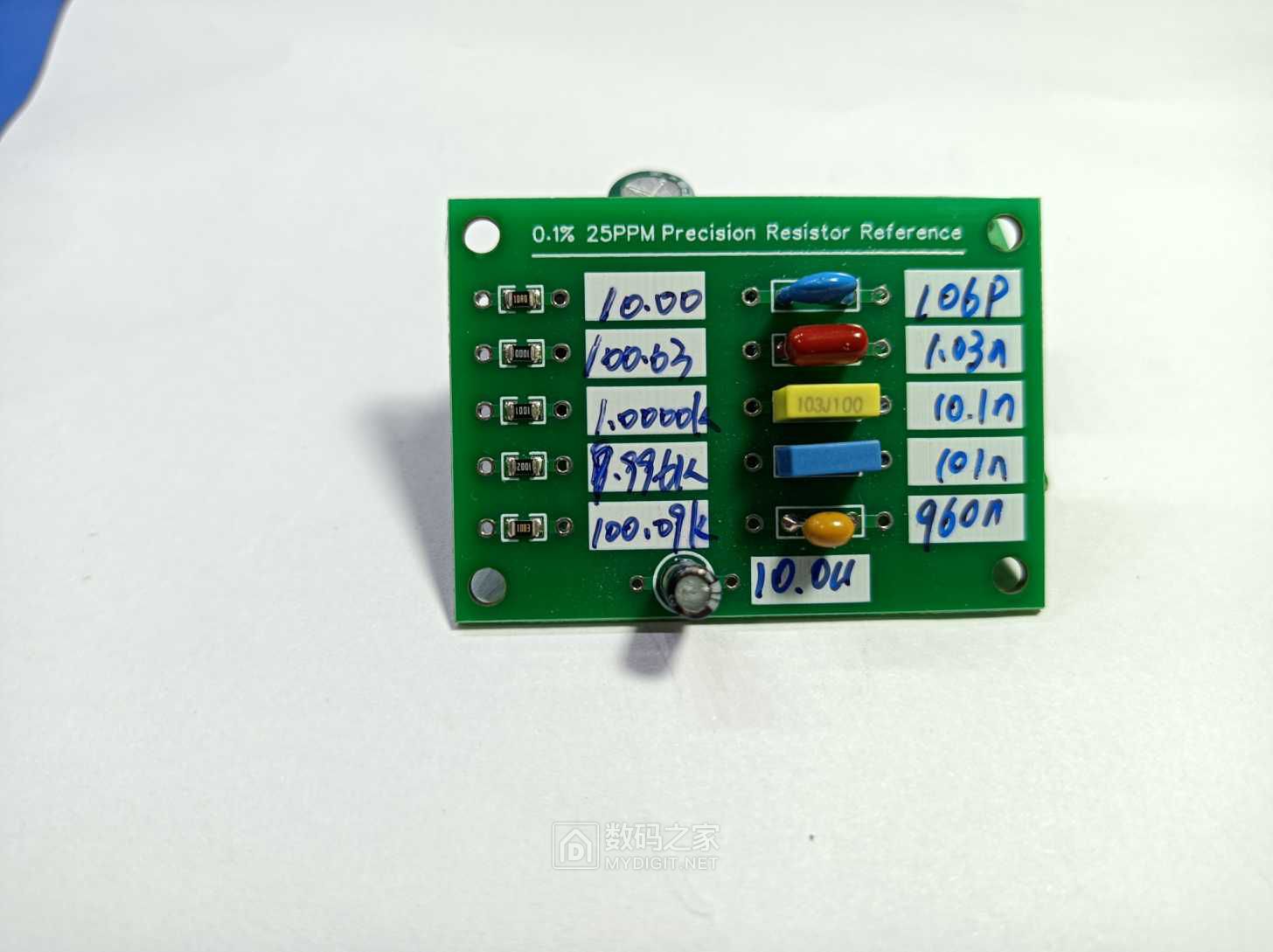 平价版AD584电压基准和电阻电容基准板测试 - 仪表谈谈 数码之家