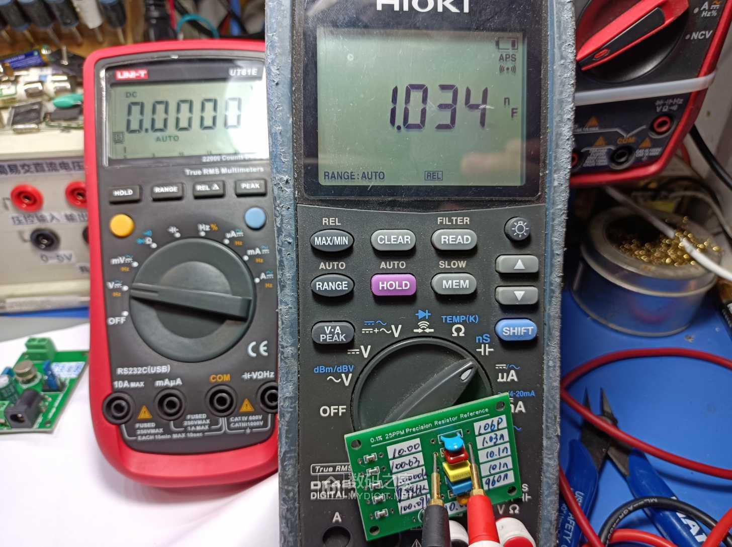 平价版AD584电压基准和电阻电容基准板测试 - 仪表谈谈 数码之家