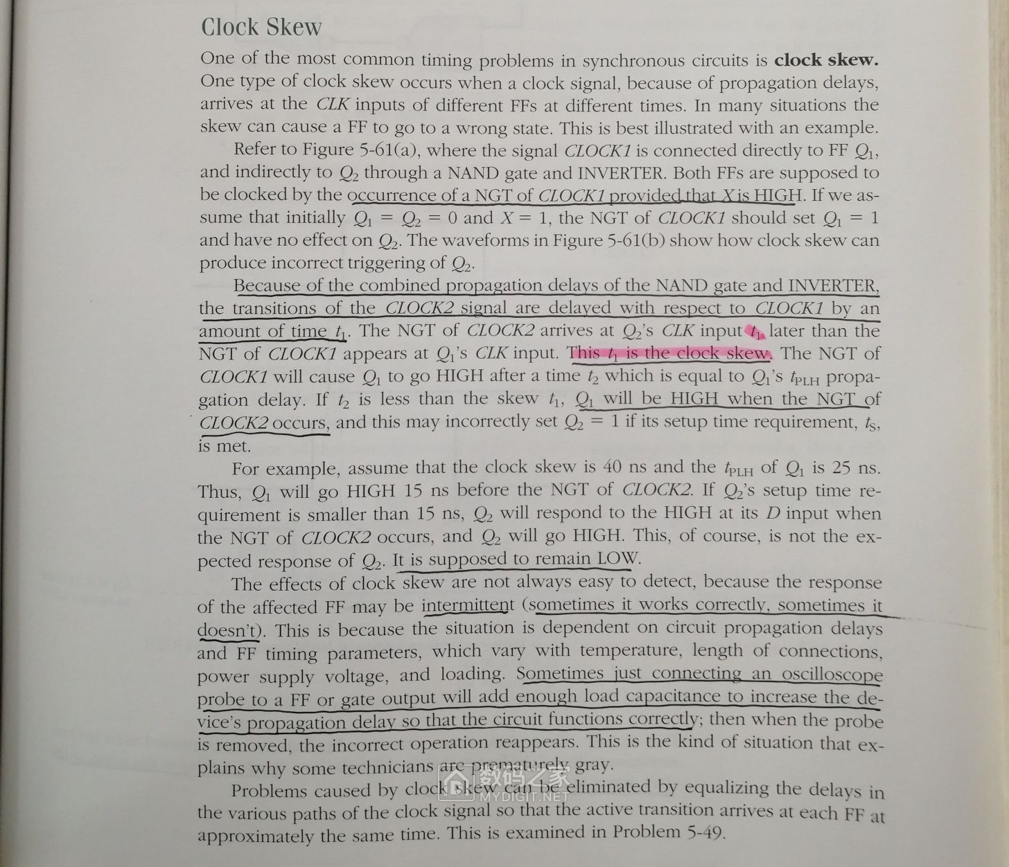 CLOCK SKEW 时钟偏移 - 电子学堂 数码之家