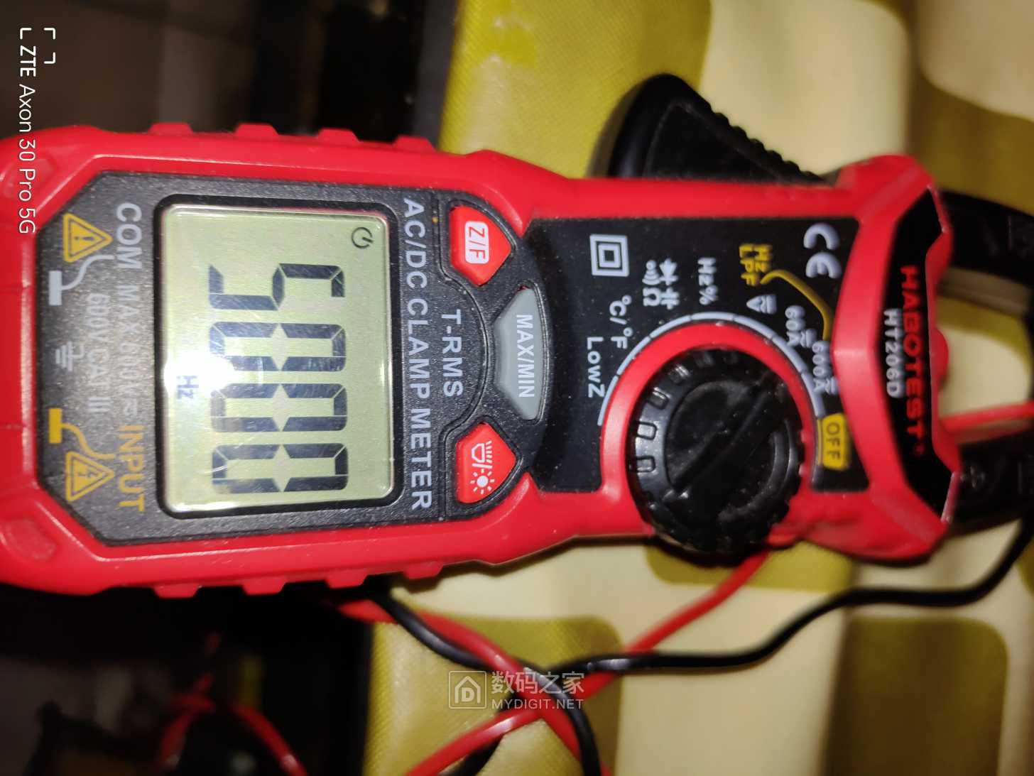 DTM0660和1106钳表的电流档频率功能完全是废的 - 仪表谈谈 数码之家
