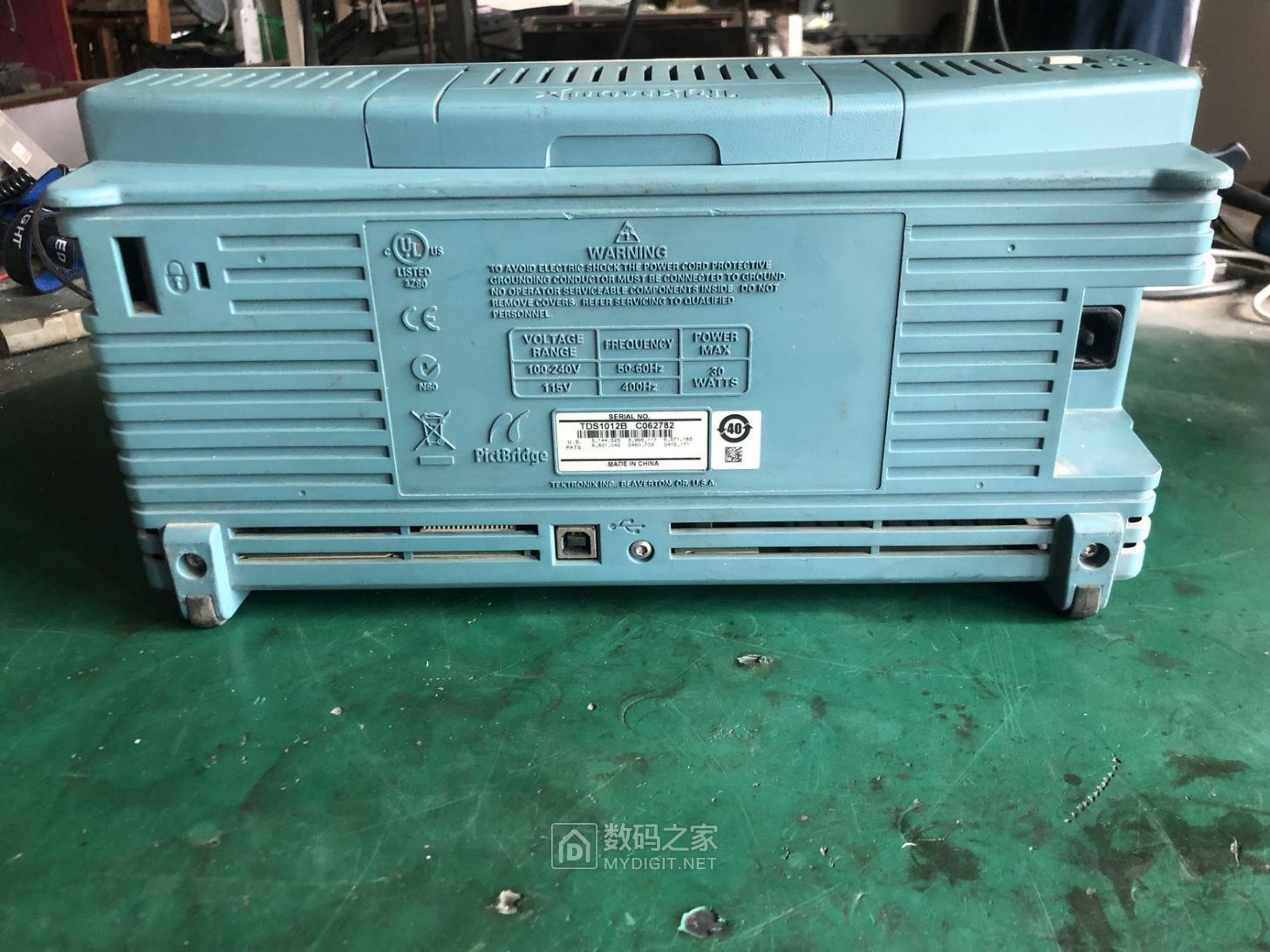 才开机五百来次的泰克示波器TDS 1012B - 数码交易区 数码之家