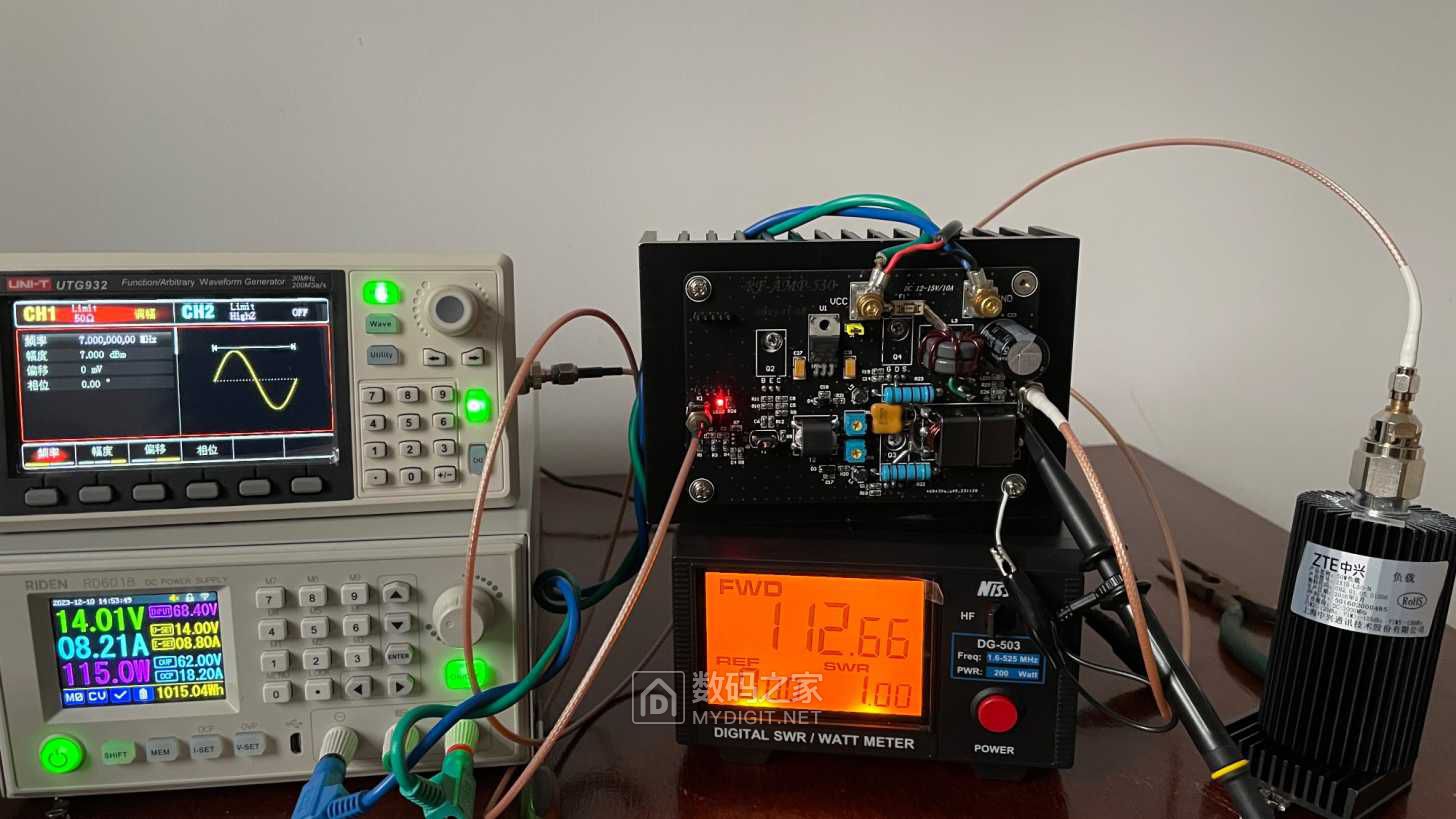 自制的RF功放效率这么高 - 创意DIY 数码之家
