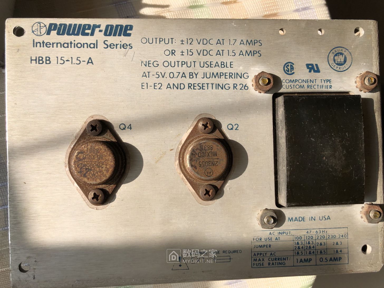 POWER-ONE 电源拆机 - 拆机乐园 数码之家