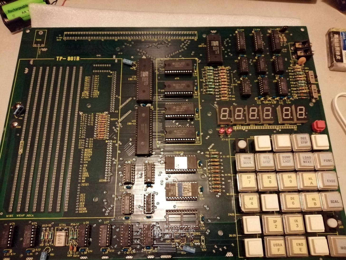 又购得Z80 CPU 单板机一块 TP-801B - 硬件博物馆 数码之家