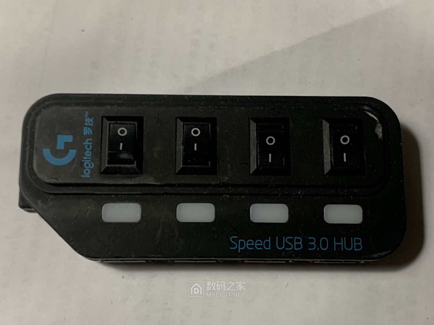 拆解罗技带独立开关的usb3.0-hub - 拆机乐园 数码之家