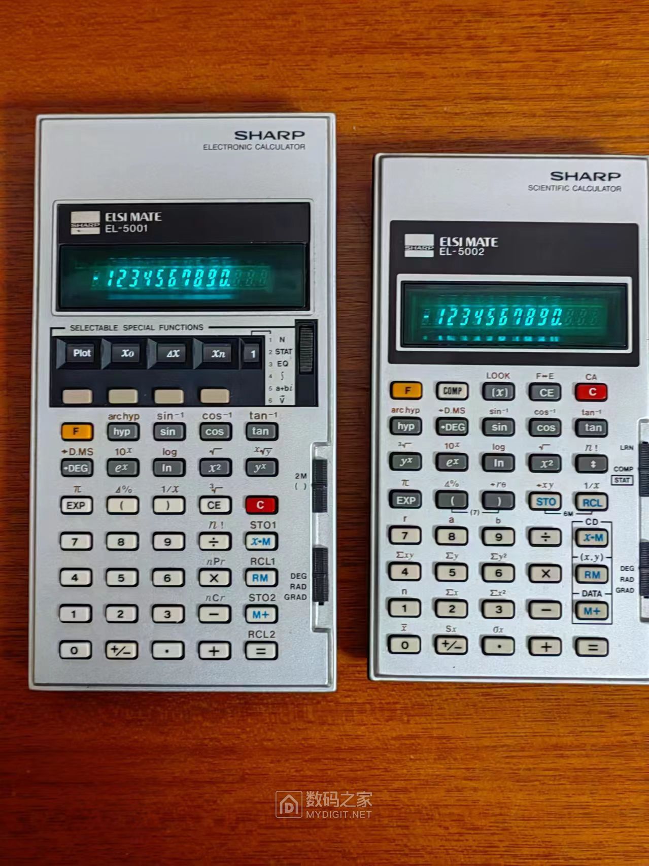 小拆夏普荧光计算器 SHARP EL-5001/EL-5002 - 拆机乐园 数码之家