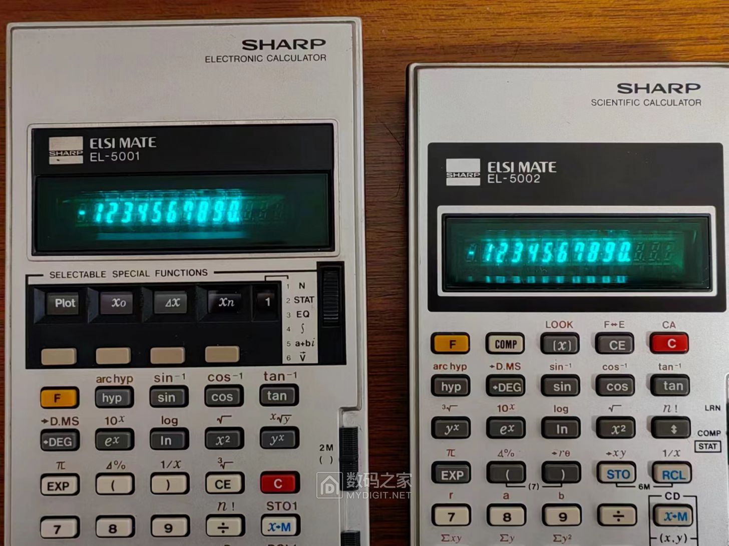 小拆夏普荧光计算器 SHARP EL-5001/EL-5002 - 拆机乐园 数码之家