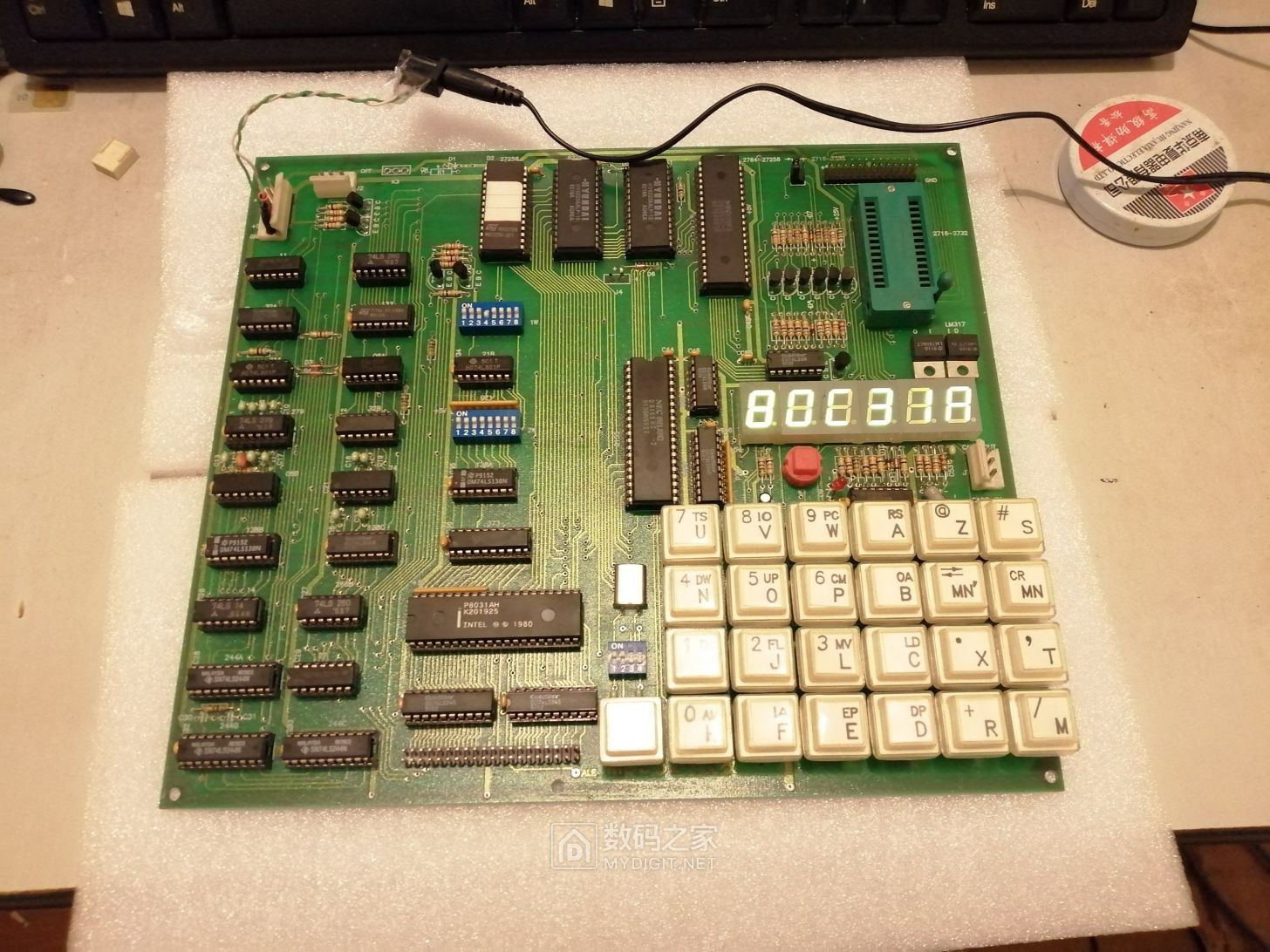 INTEL 8031 CPU 单板机 - 硬件博物馆 数码之家