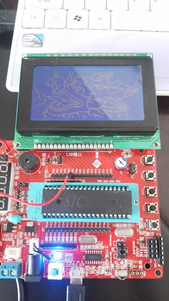 小白学51单片机，LCD12864显示图片 - 我爱单片机 数码之家
