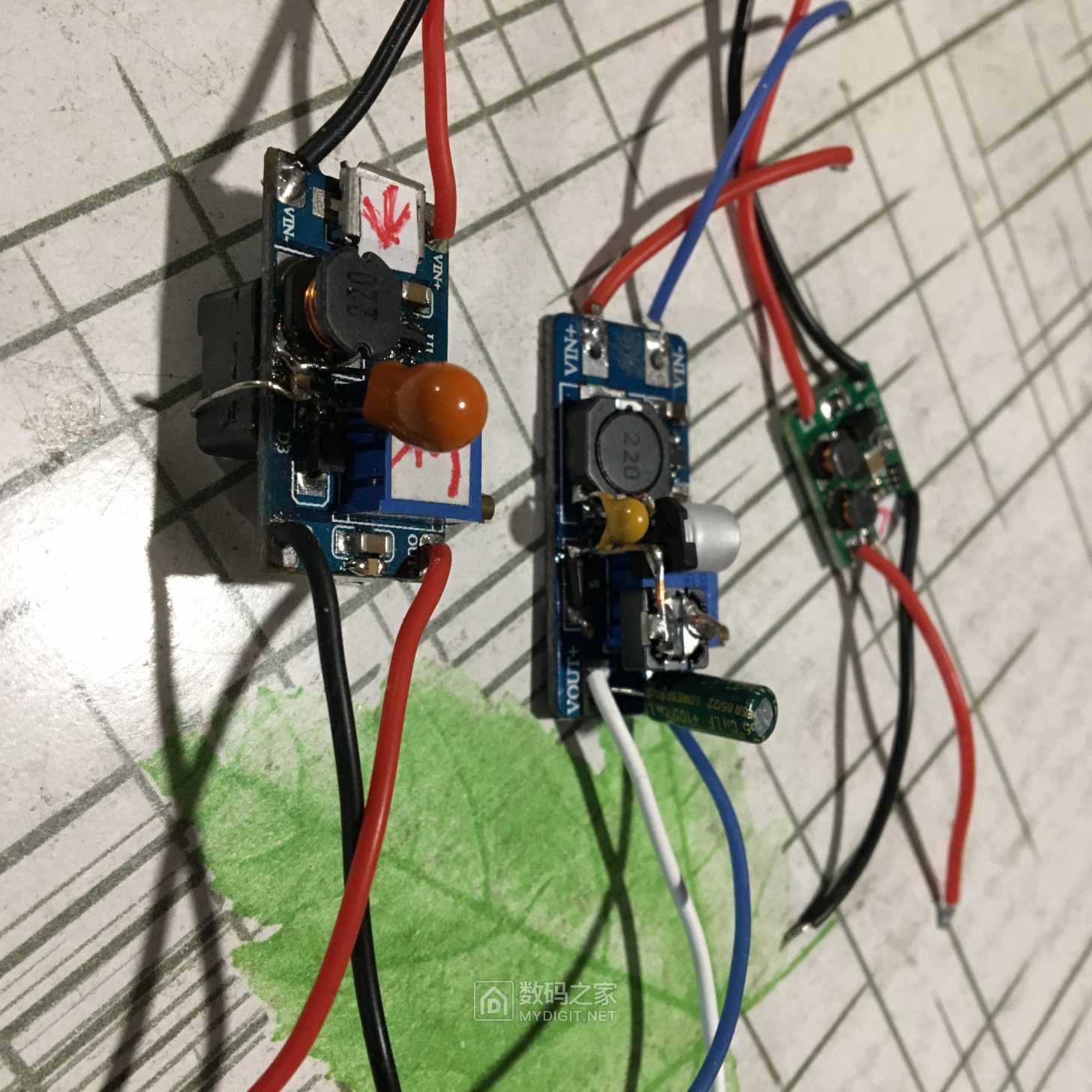改装MT3608..B628的升压模块为SEPIC电路可以降压 电容很重要 - 电源/充电器 数码之家