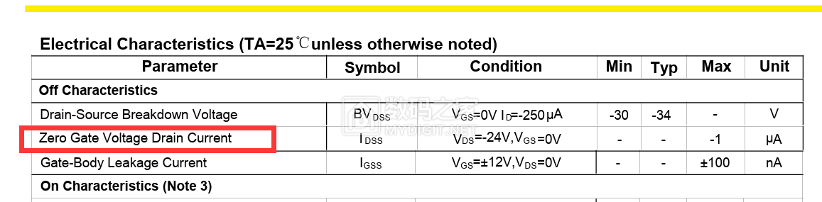MOS规格参数选型指南 仅供参考 - 电子学堂 数码之家
