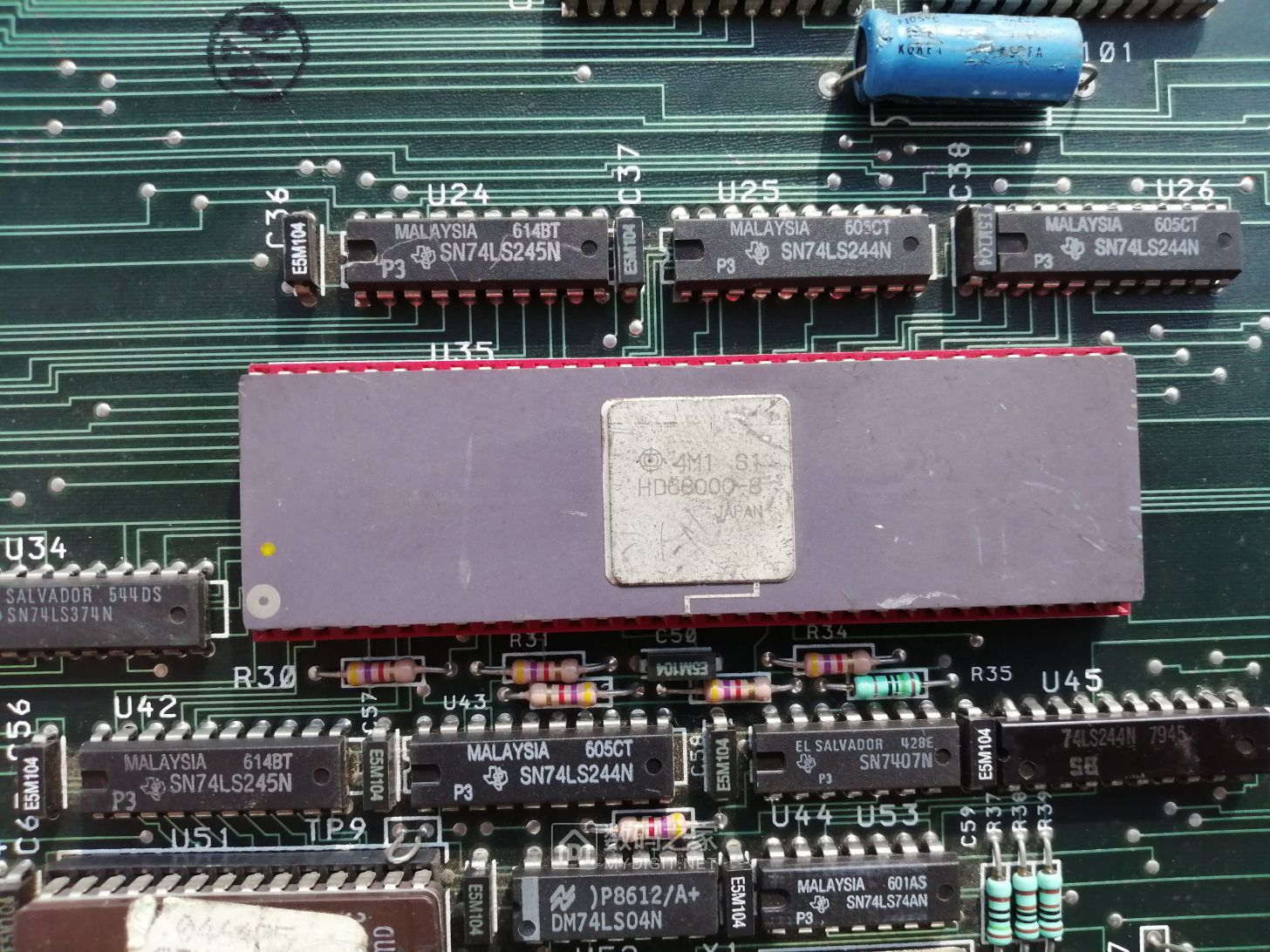 68000 CPU 主板一张 - 硬件博物馆 数码之家